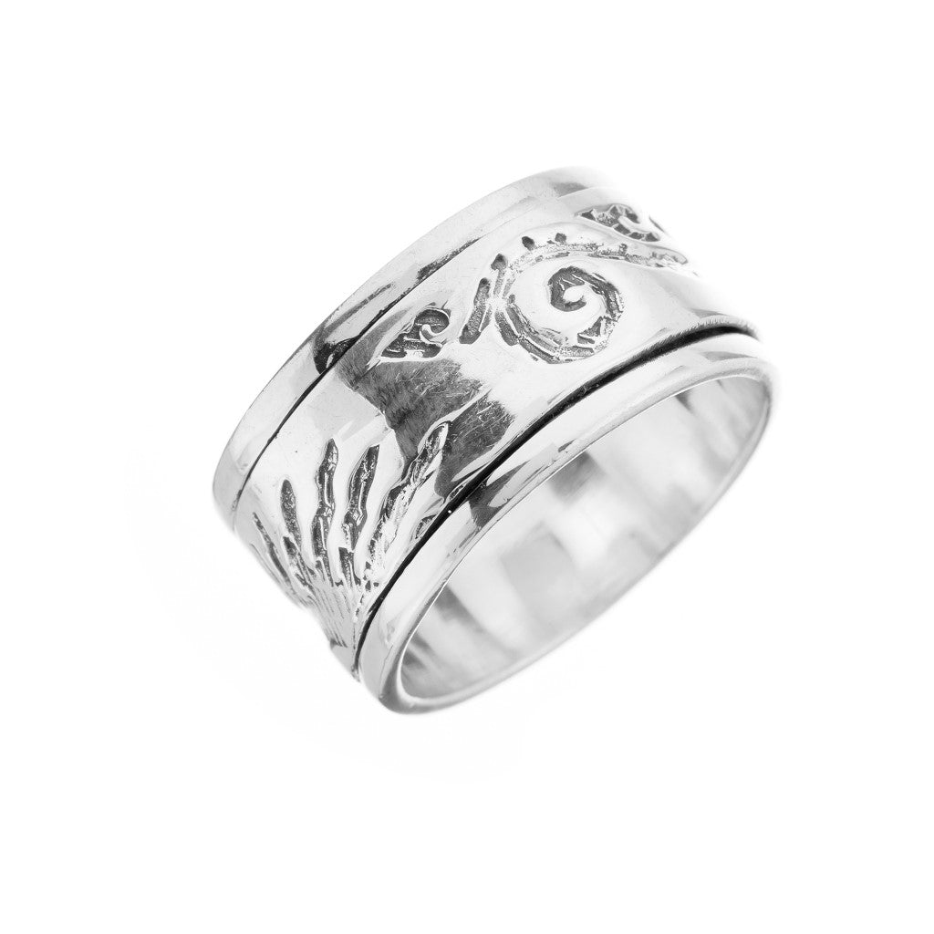 Sunshine Silver Spinning Ring - Brighton Silver
