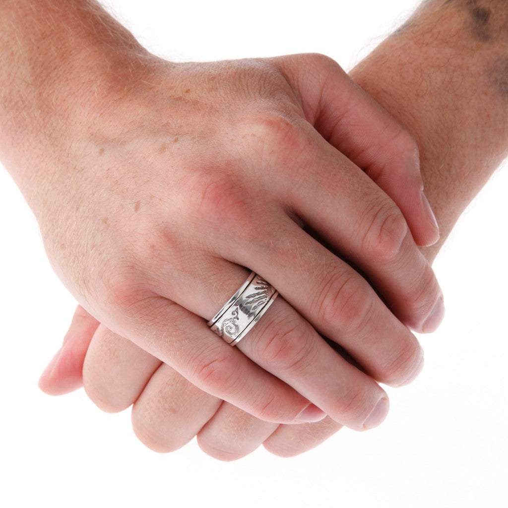 Sunshine Silver Spinning Ring - Brighton Silver